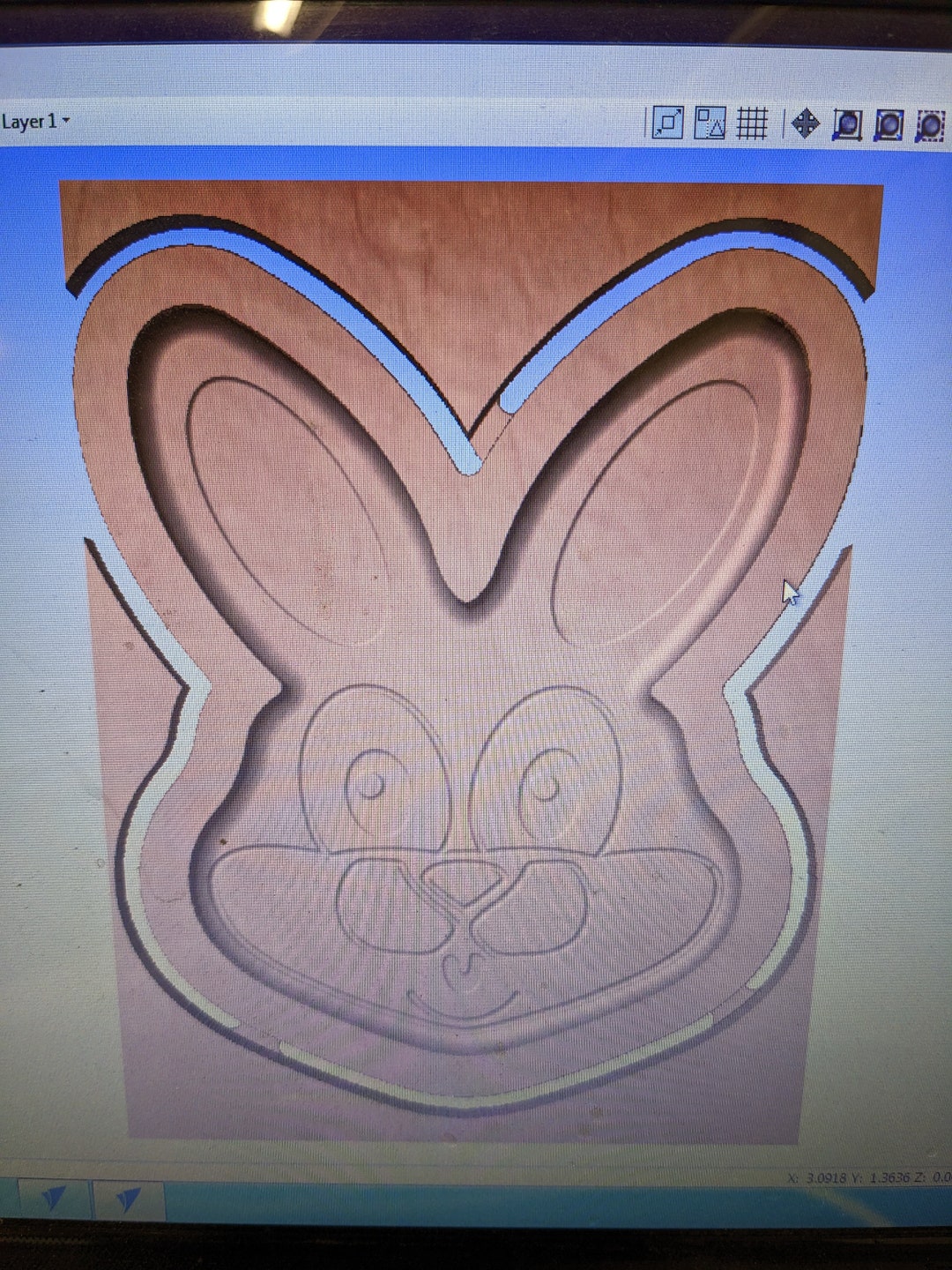 Easter Bunny Tray - Files for CNC Router (crv, Ai, Svg, Dxf, Pdf, Eps ...