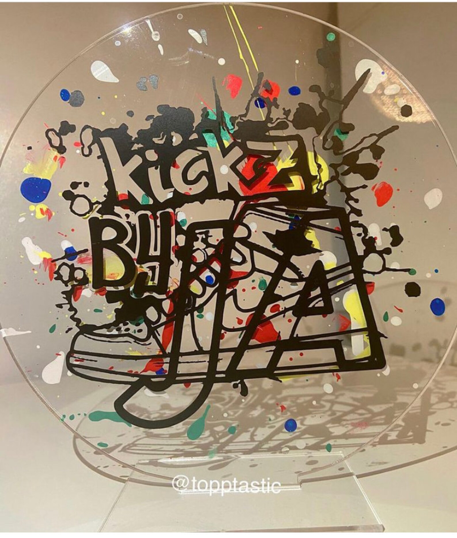 8 Inch Acrylic Logo Stand/ Business/ Logo/ Display/ Backdrop/ - Etsy UK