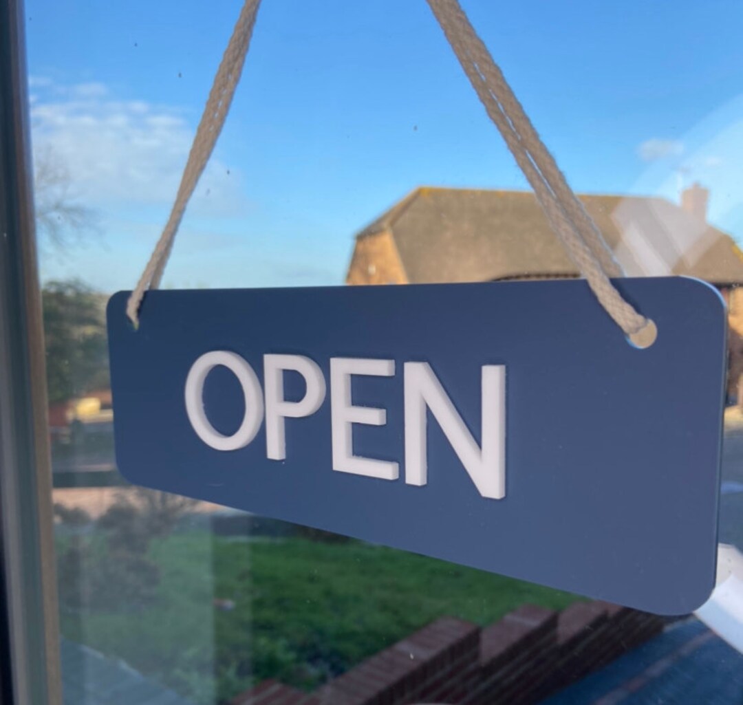 3D Acrylic OPEN/CLOSE Sign - Etsy