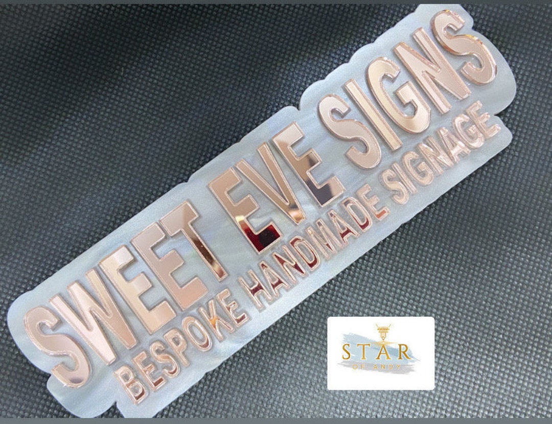 Small Business Sign/ Watermark/ Plaque - Etsy