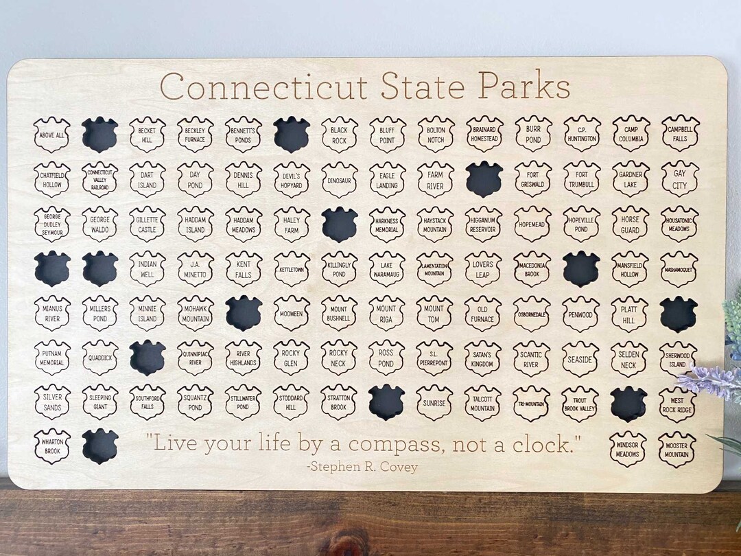 Connecticut State Parks Tracker Board | Travel Connecticut | Travel ...