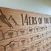 United States 14ers Peak Bagging Tracker Sign | 14,000 Ft Peak Board ...