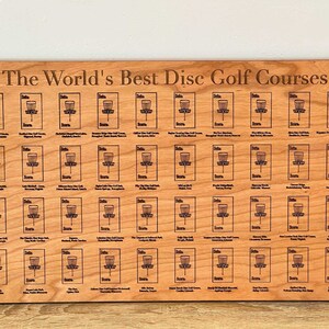 Top 50 World Disc Golf Courses Bucket List Board | Track Which Iconic ...