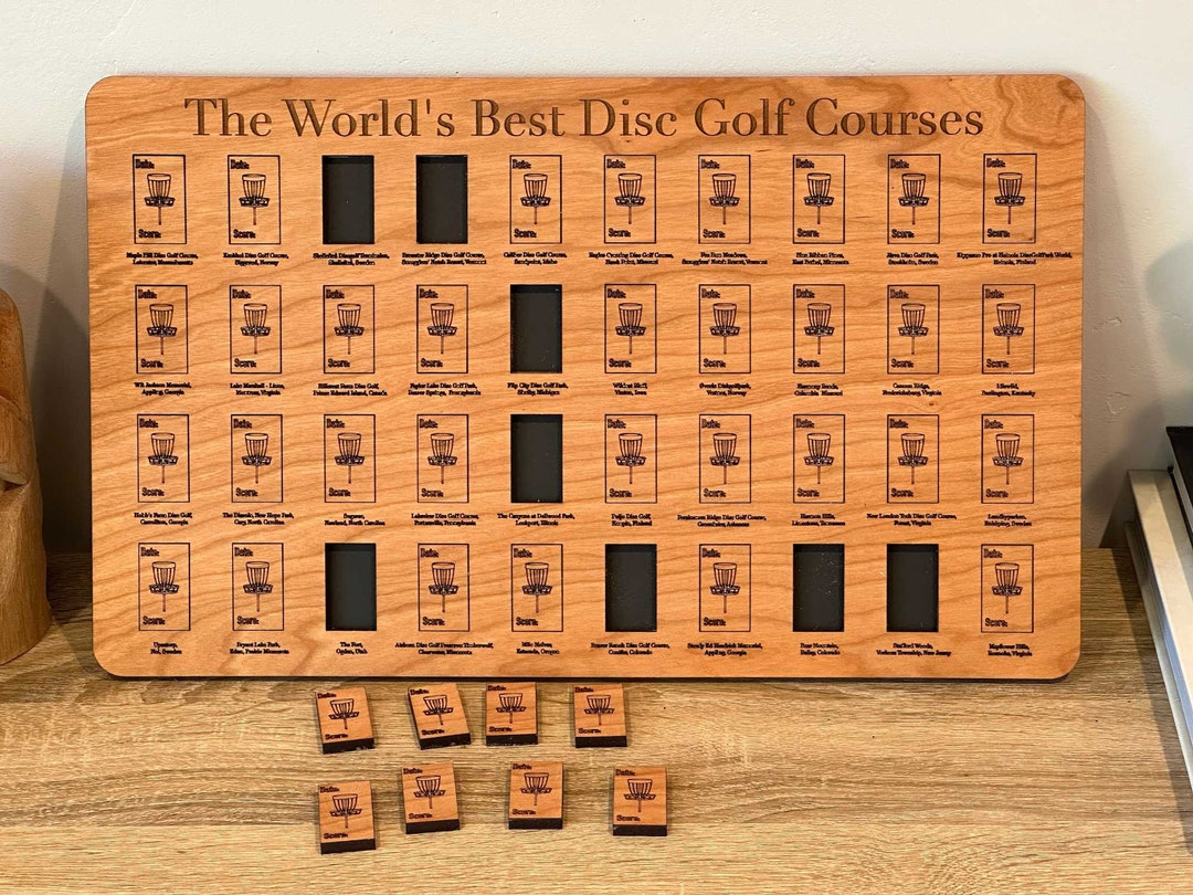 Top 50 World Disc Golf Courses Bucket List Board | Track Which Iconic ...