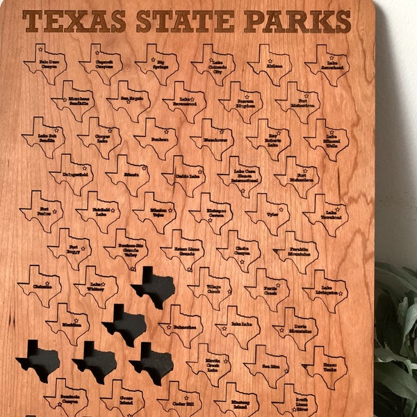 Wooden State Puzzle Sign - Etsy