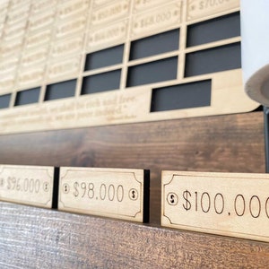Savings Tracker | Money Savings Challenge | Custom Engraved Savings ...