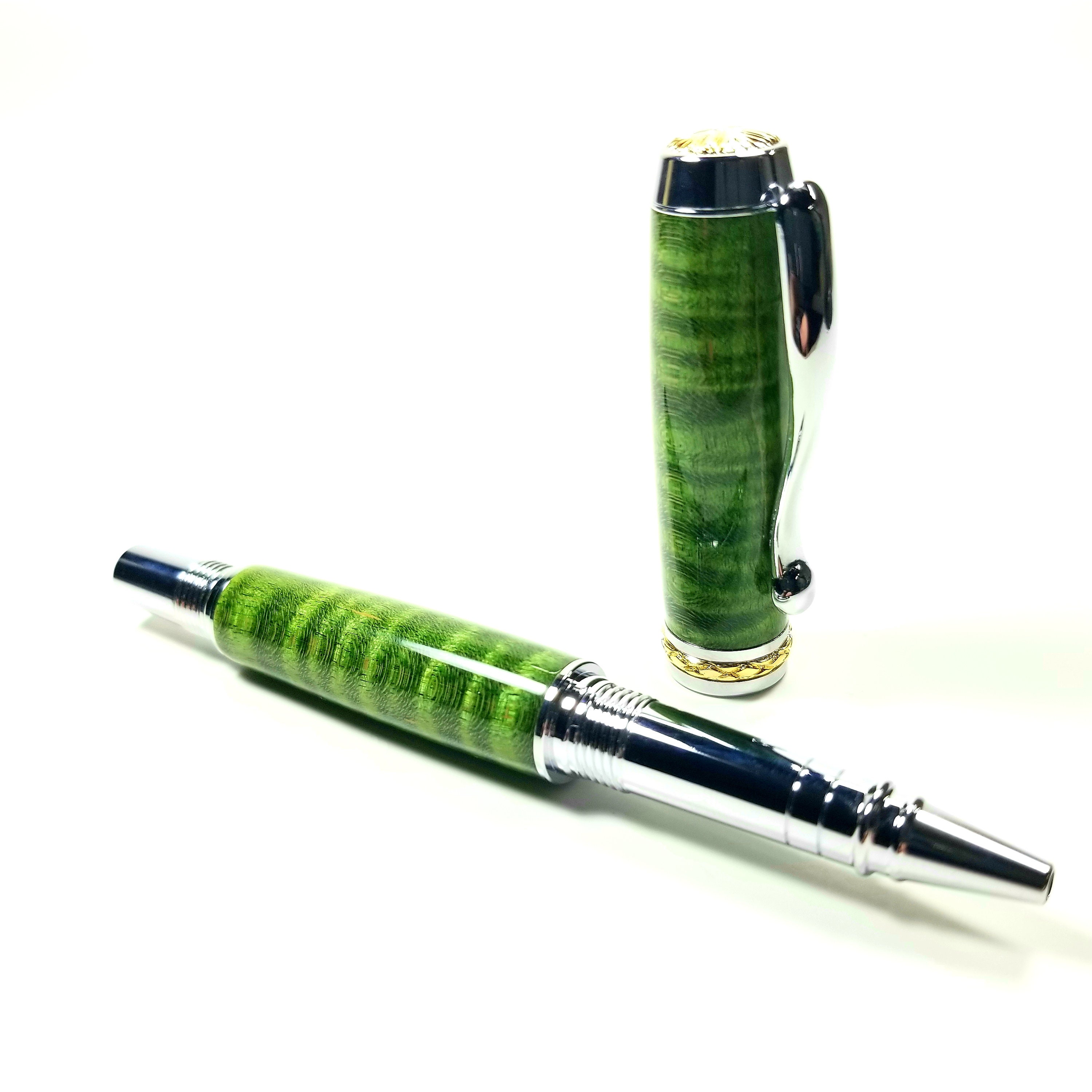 Handmade Wood Pen Curly Maple Rollerball Pen Custom Pen - Etsy