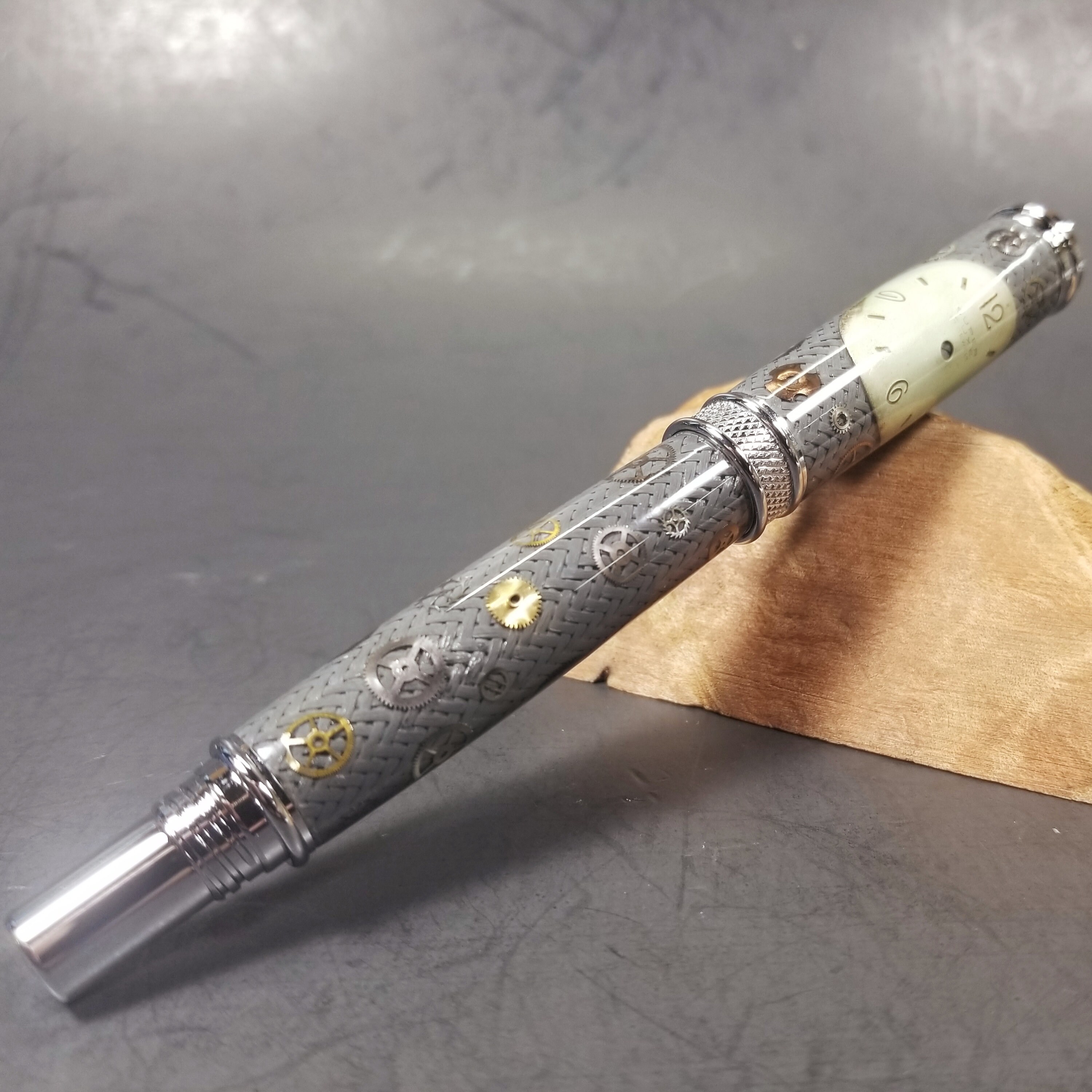 Custom Vintage Watch Parts Pen Super Luxe Rollerball - Etsy