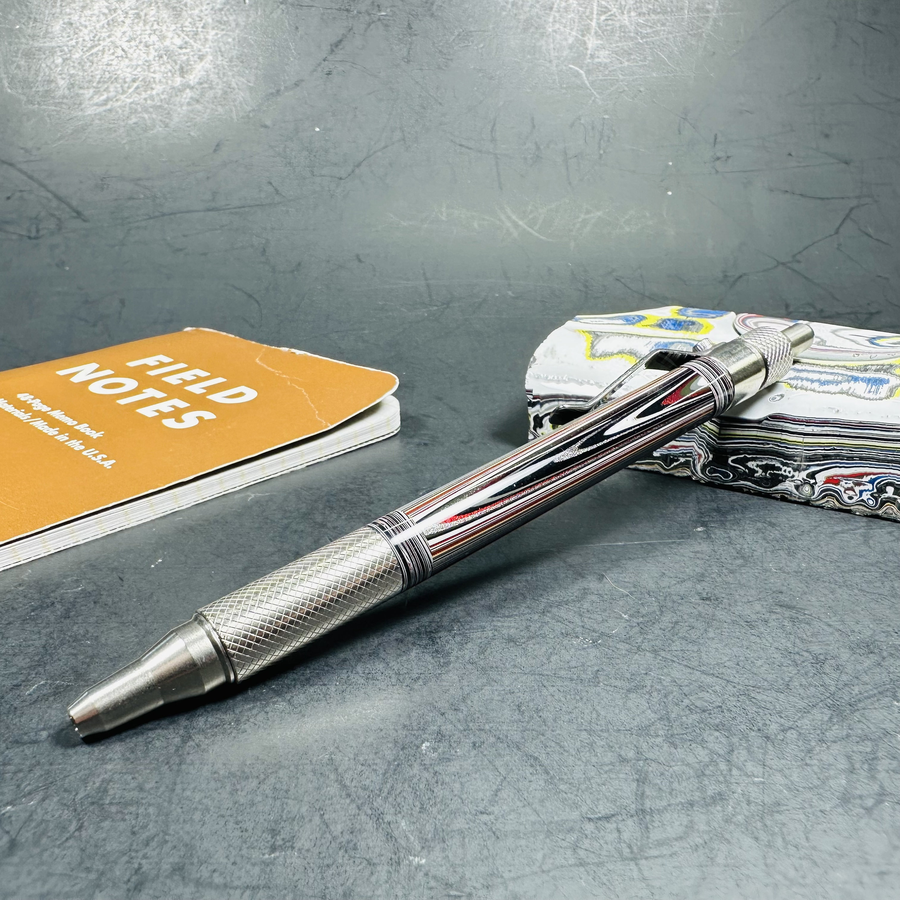 Handmade Fordite Pen MOPAR Fordite Click Pen Ballpoint Gifts for Her ...