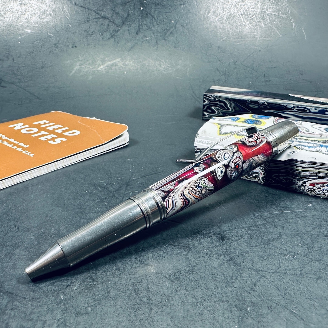 Handmade Fordite Pen Kenworth Fordite Made in the USA Ballpoint ...