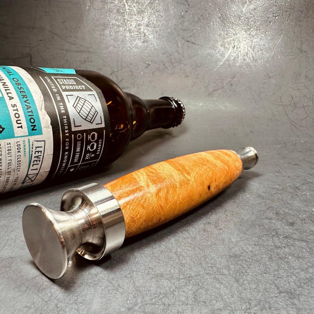 Oregon Maple Burl - Handmade Wood Bottle Opener - Can Opener - Bottle Opener - Beer Gifts ...