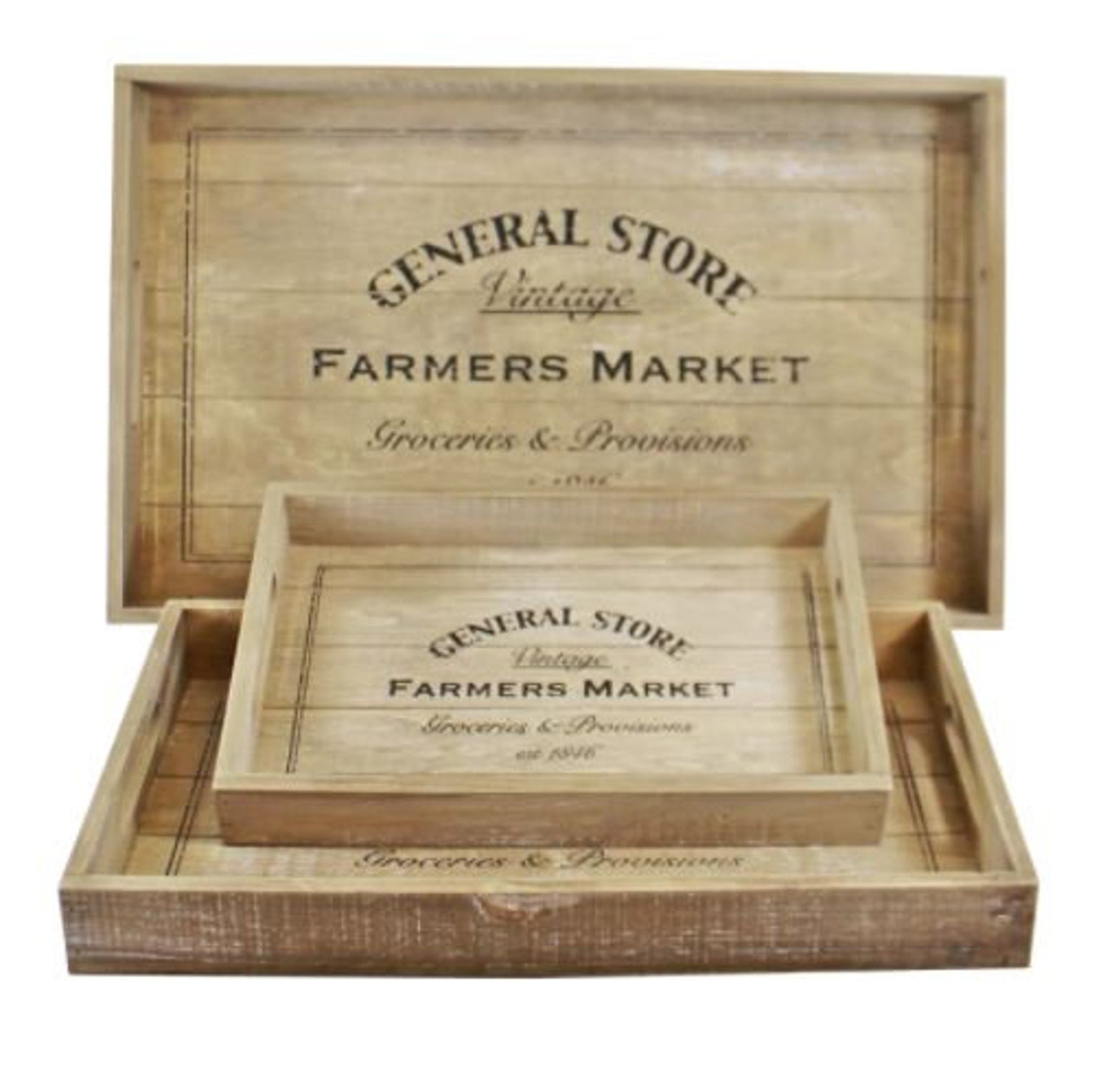 Hand Made Trays Serving Trays Wooden Trays Vintage Design - Etsy