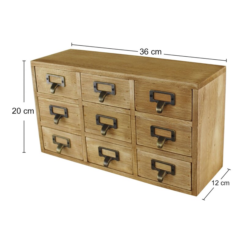 Wooden Storage Drawers Trinket Drawers Office Stationery Accessories ...