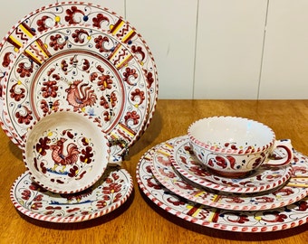 Rooster Dinnerware - Etsy