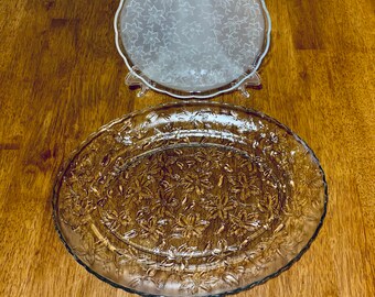 Princess House Crystal Serving Tray - Etsy