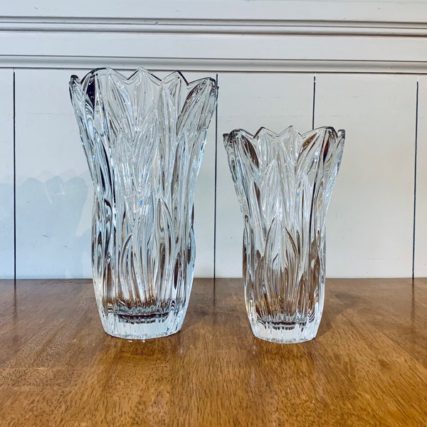 Crystal Flower Vase - Etsy