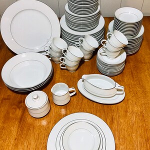 Brentwood, White Lace China, Vintage Dinnerware Set, Fine China ...