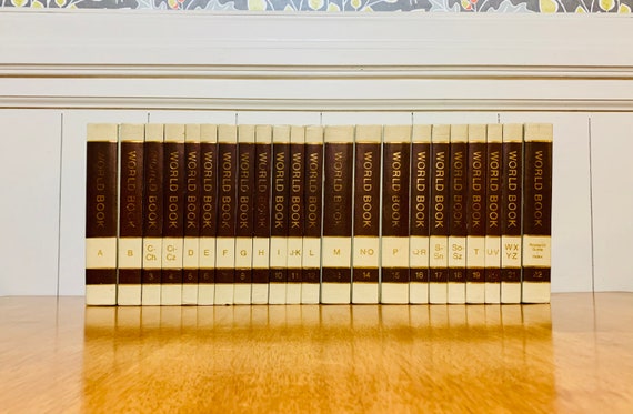 1978 World Book Encyclopedia Set Complete 22 Volume Set - Etsy