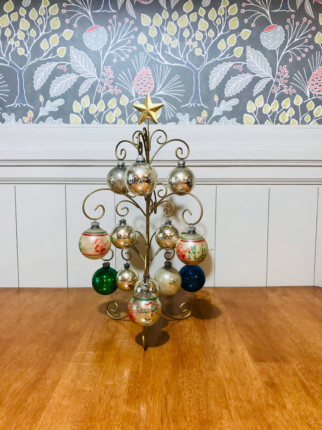 13 Vintage Shiny Bright Christmas Ornaments, Vintage Christmas ...