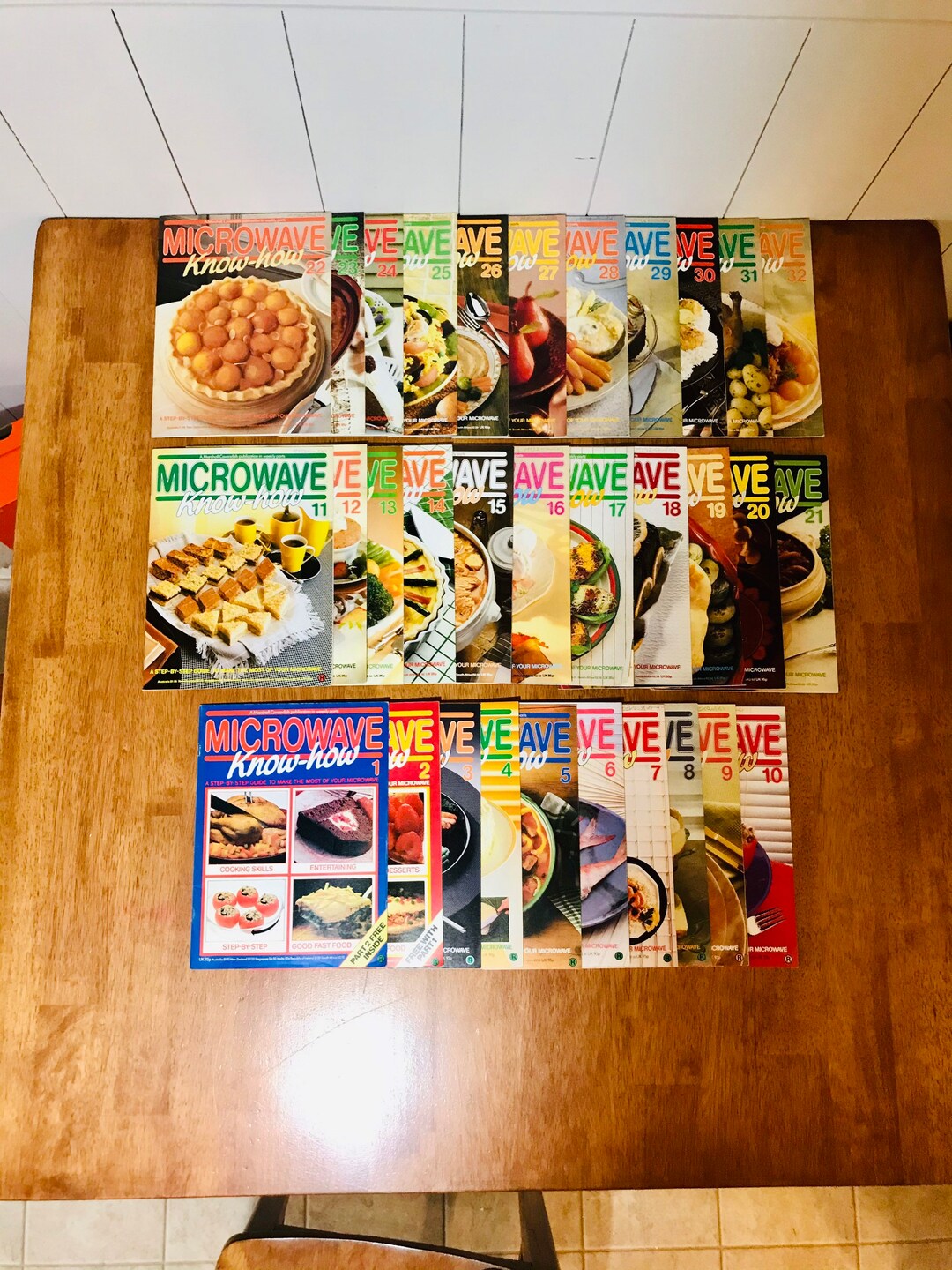 32 Volume Set of Marshall Cavendish's 1981 Microwave Know How Paperback ...