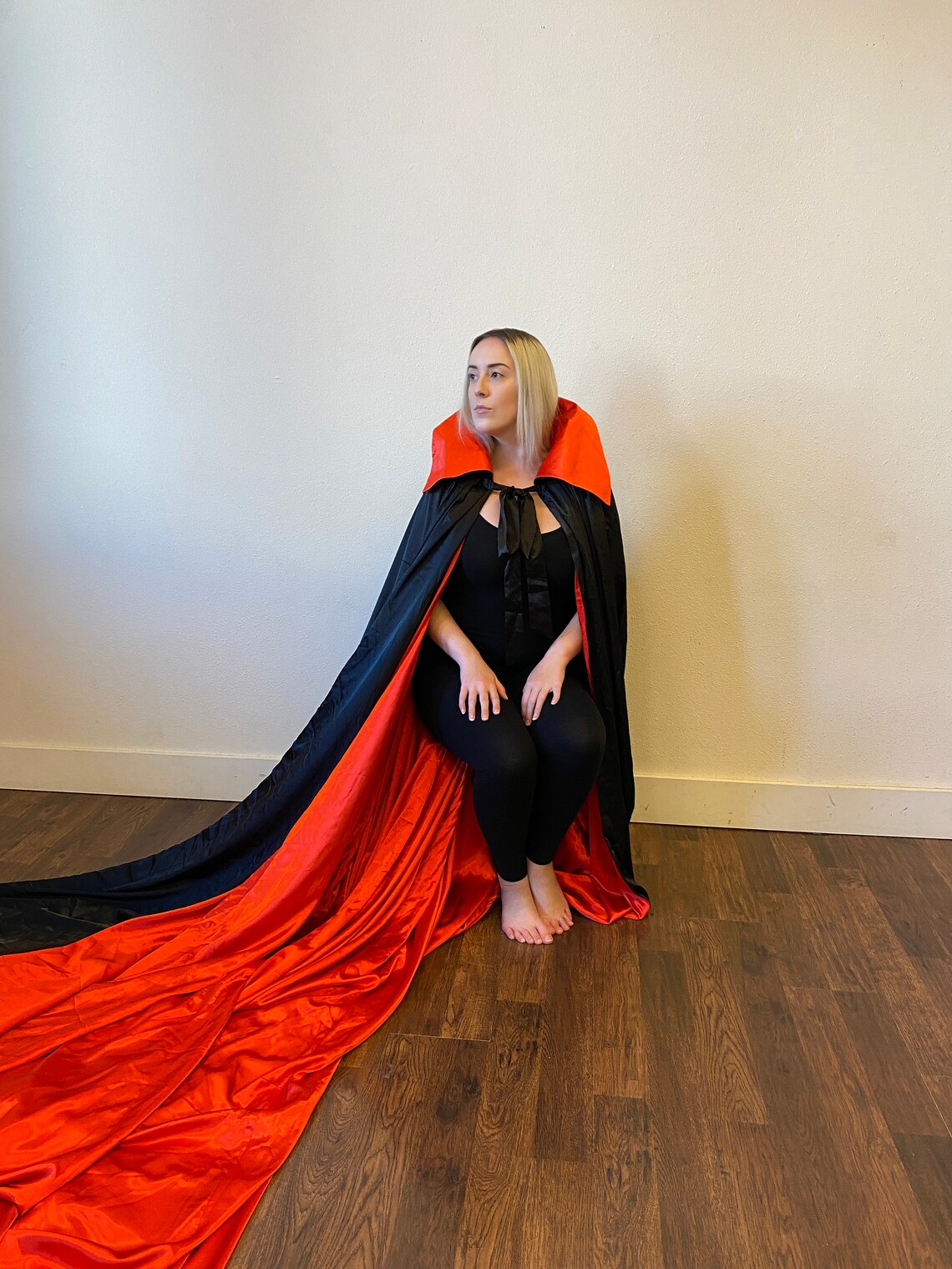 Giant Vampire Cape Vampire cape Vampire Cloak Satin Cape | Etsy