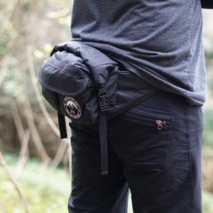 3-in-1 Roll Top Hip Pouch – Handlebar or Front Bag, Handmade - Etsy