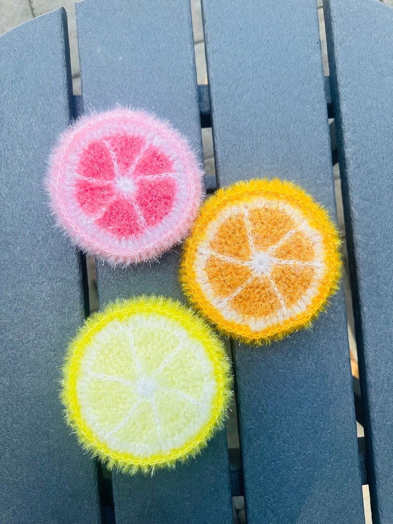 Fruit Dish Scrubby Scrubber Kitchen Sponge Party Favor Gift Reusable - Etsy