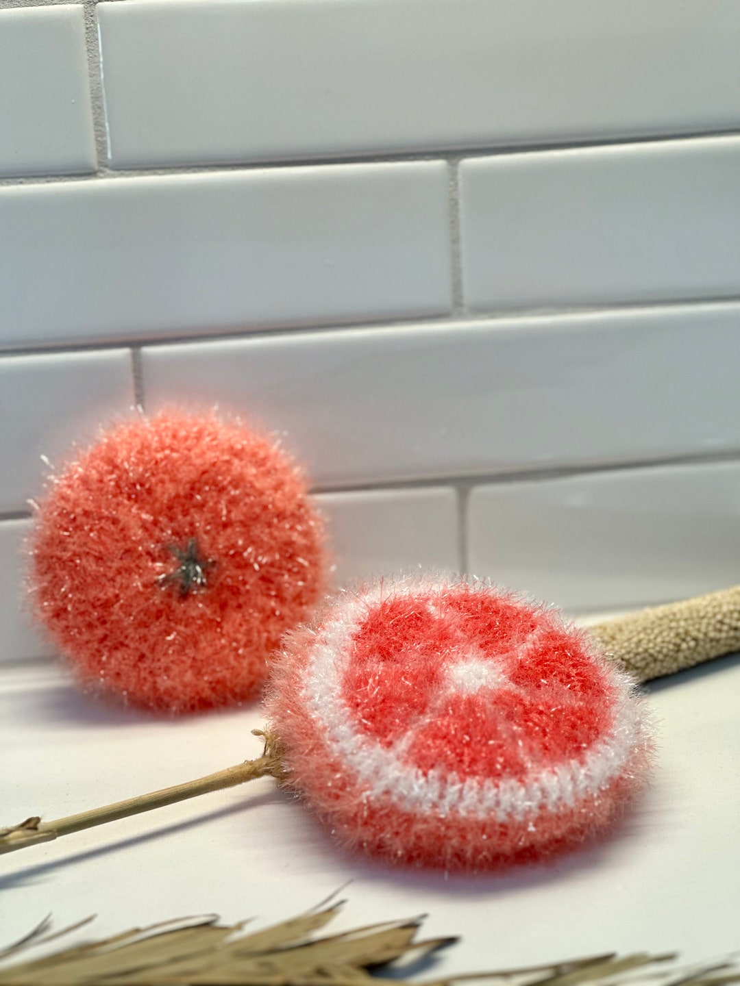 Fruit Dish Scrubby | Handmade Dish Scrubby | Kitchen Scrubber ...