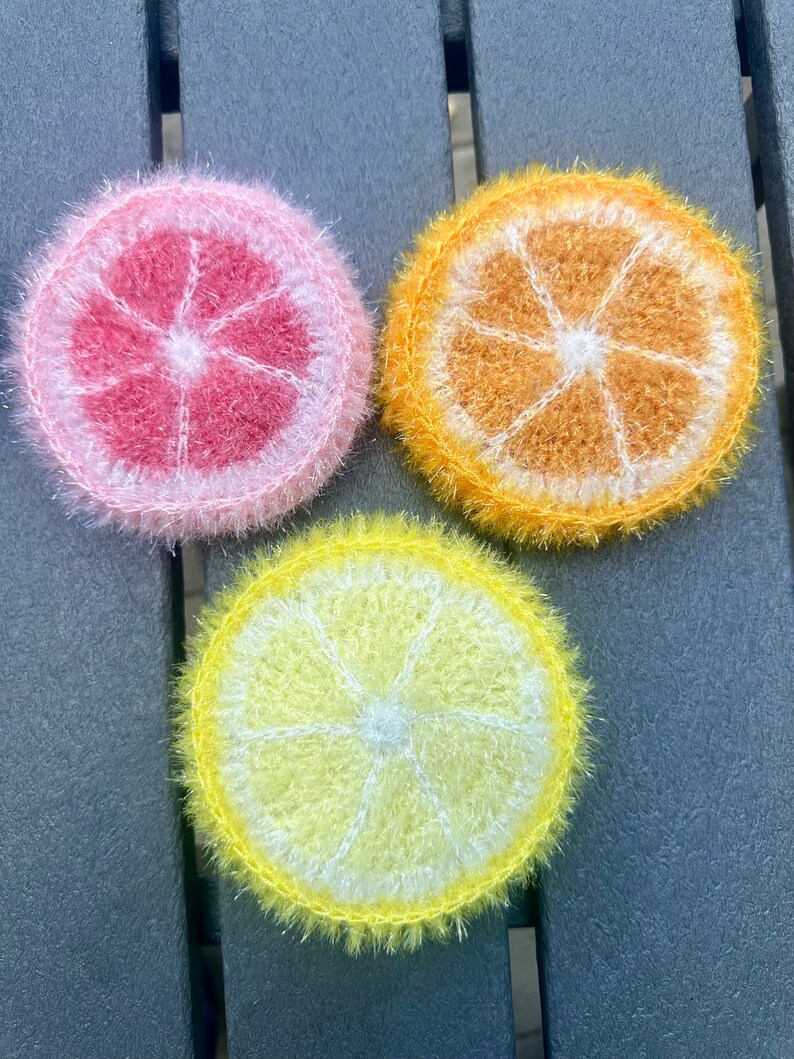 Fruit Dish Scrubby Scrubber Kitchen Sponge Party Favor Gift Reusable - Etsy