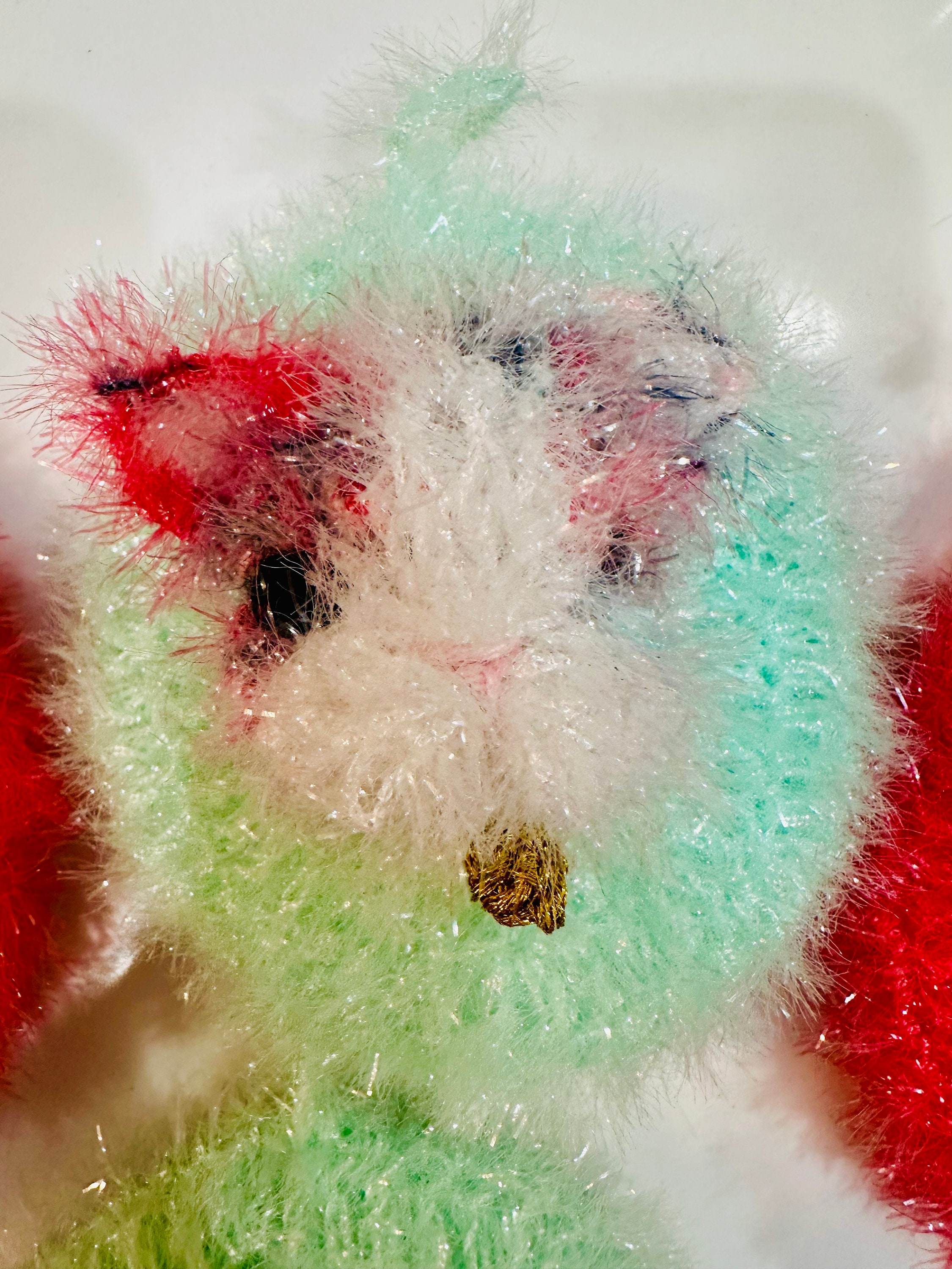 Cat Dish Scrubby Scrubber Kitchen Sponge Handmade Polyester Gift Party ...