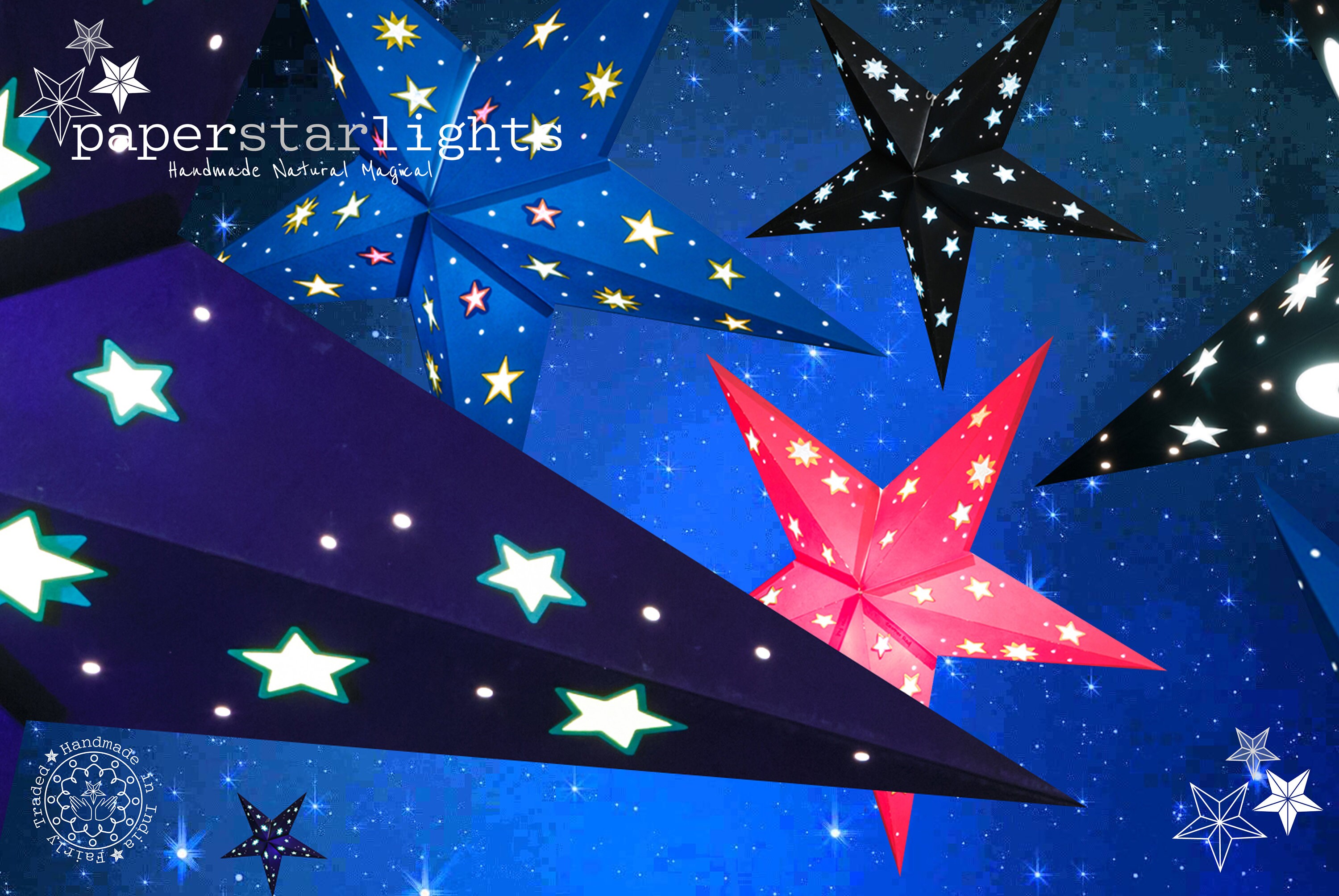 Moon & Stars Lampshade Space Lampshade Children Lampshade - Etsy UK