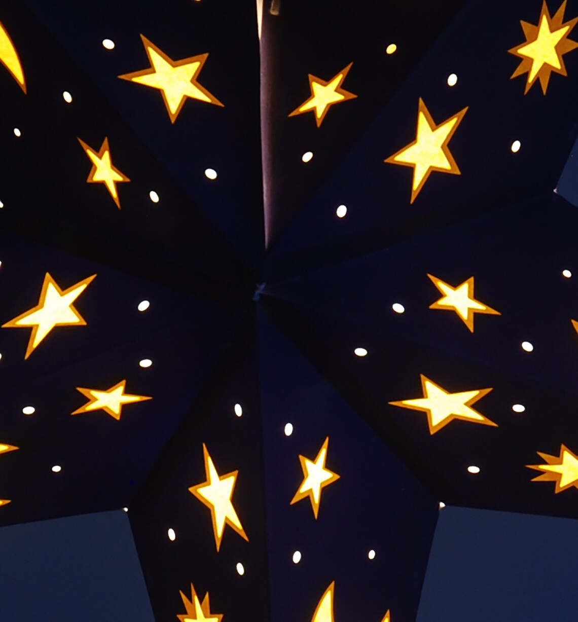 Moon & Stars Lampshade | Space Lampshade | Children Lampshade | Night ...