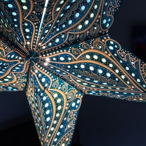 Blue Star Lantern | Star Light | Christmas Decor | Christmas Window ...