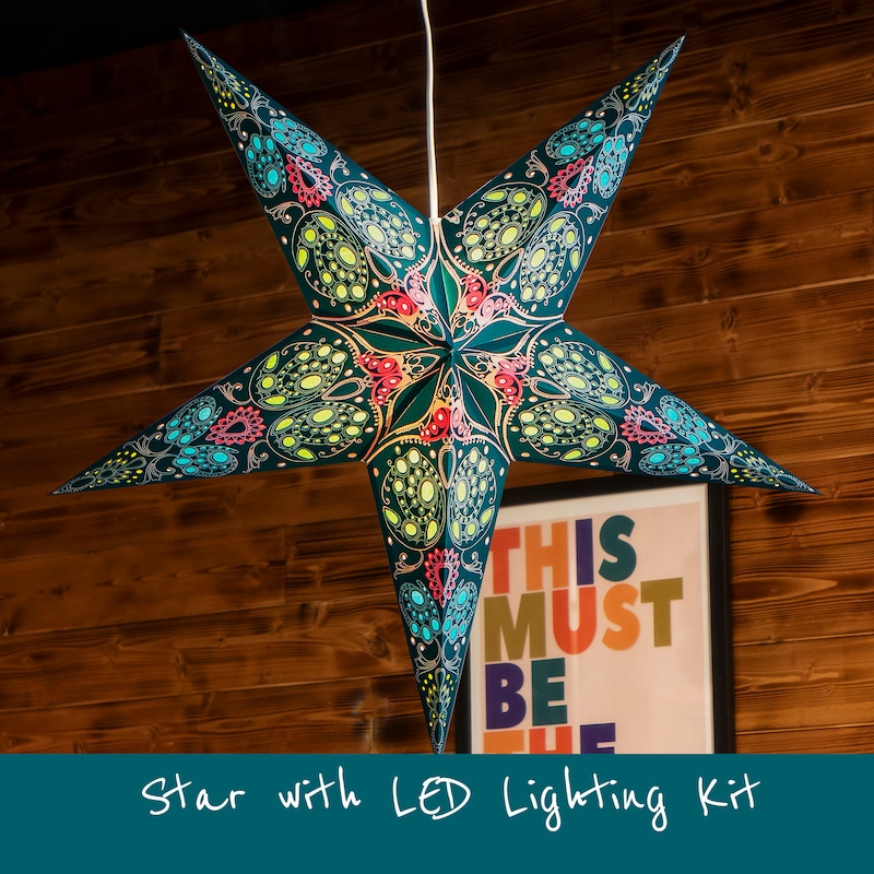 Paper Star Lantern - Etsy
