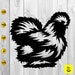 Beautiful Silky Chicken SVG Clipart Chicken Svg, Chicken Pet, Chicken ...