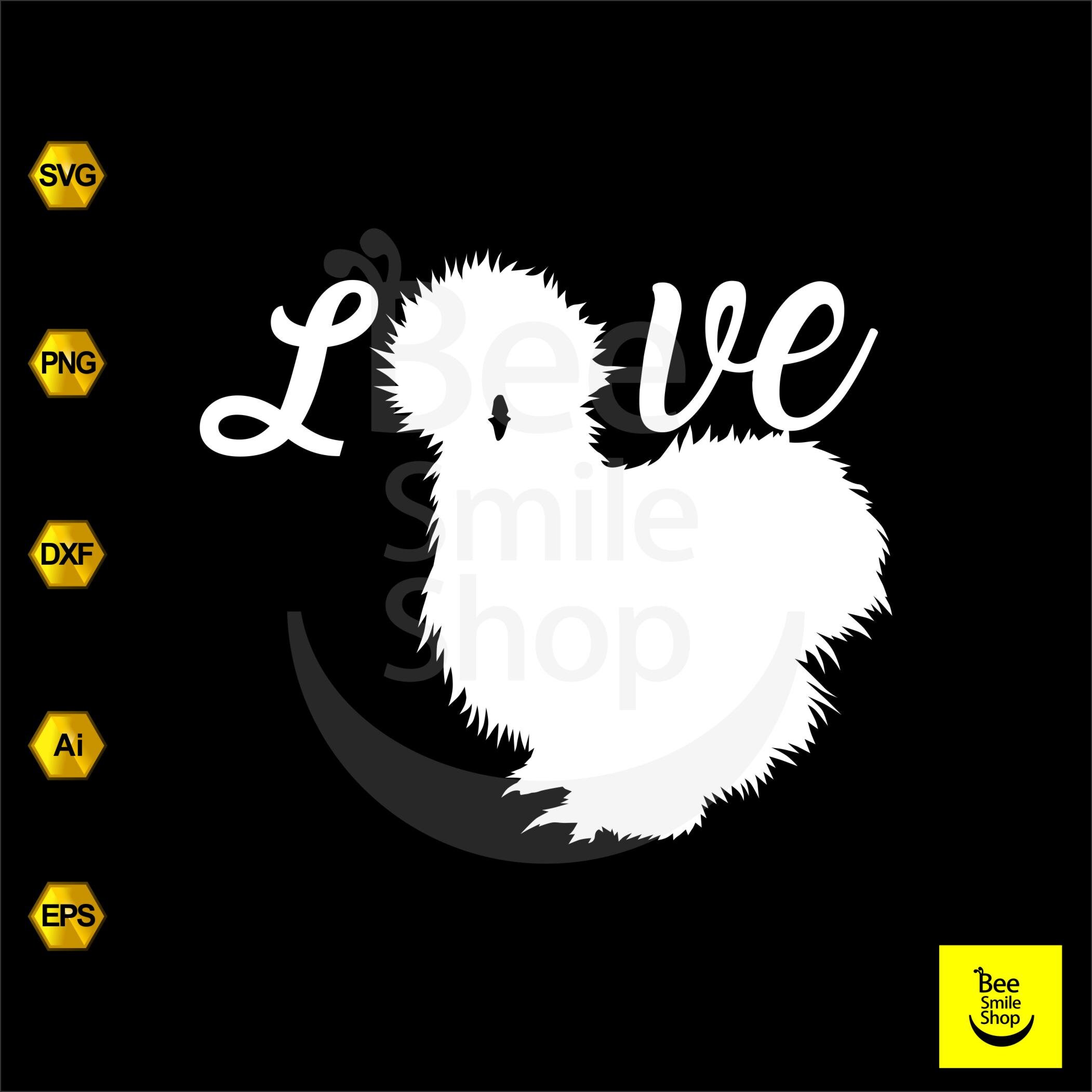 Creative Silky Chicken Lovesvg, Love Svg, Chicken Svg, Chicken Pet ...