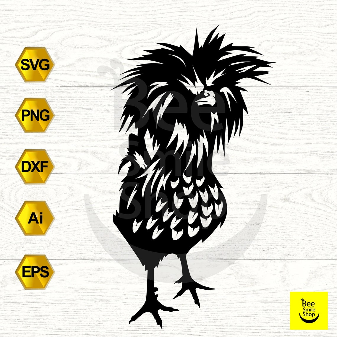 Cute Silky Chicken Silkie Chicken Chicken Svg Chicken Pet - Etsy