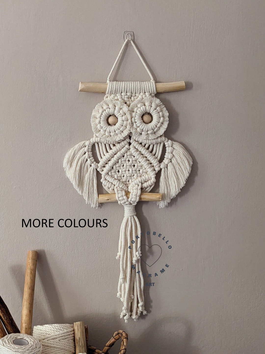 Macrame Owl Wall Hanging,modern Macrame,living Room Decor,bohemian Art ...