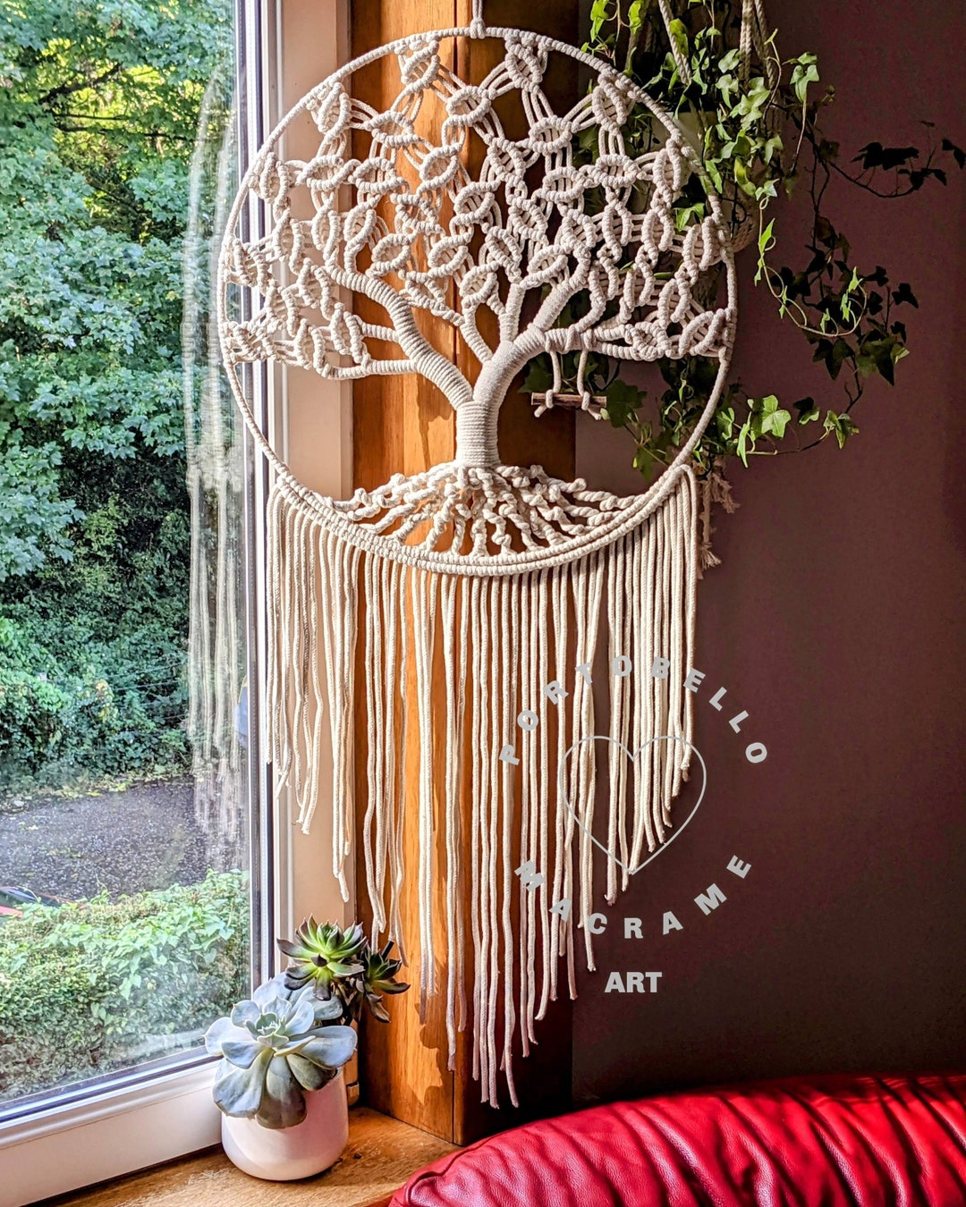 Large Macrame Tree of Life,boho Decor,handmade Dreamcatcher,natural ...