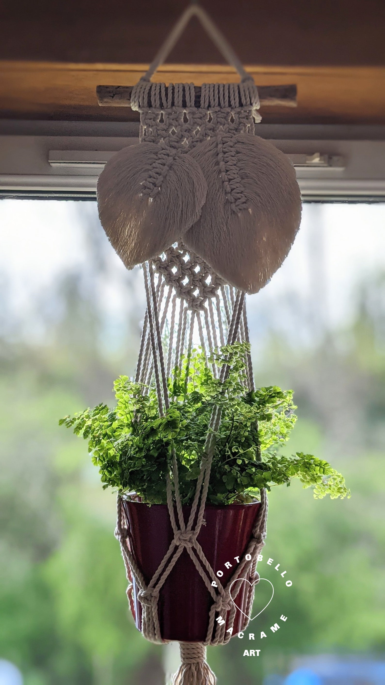 Macrame Plant Hanger and Hanging, Plant Pot, Plant Pot Hanging ...