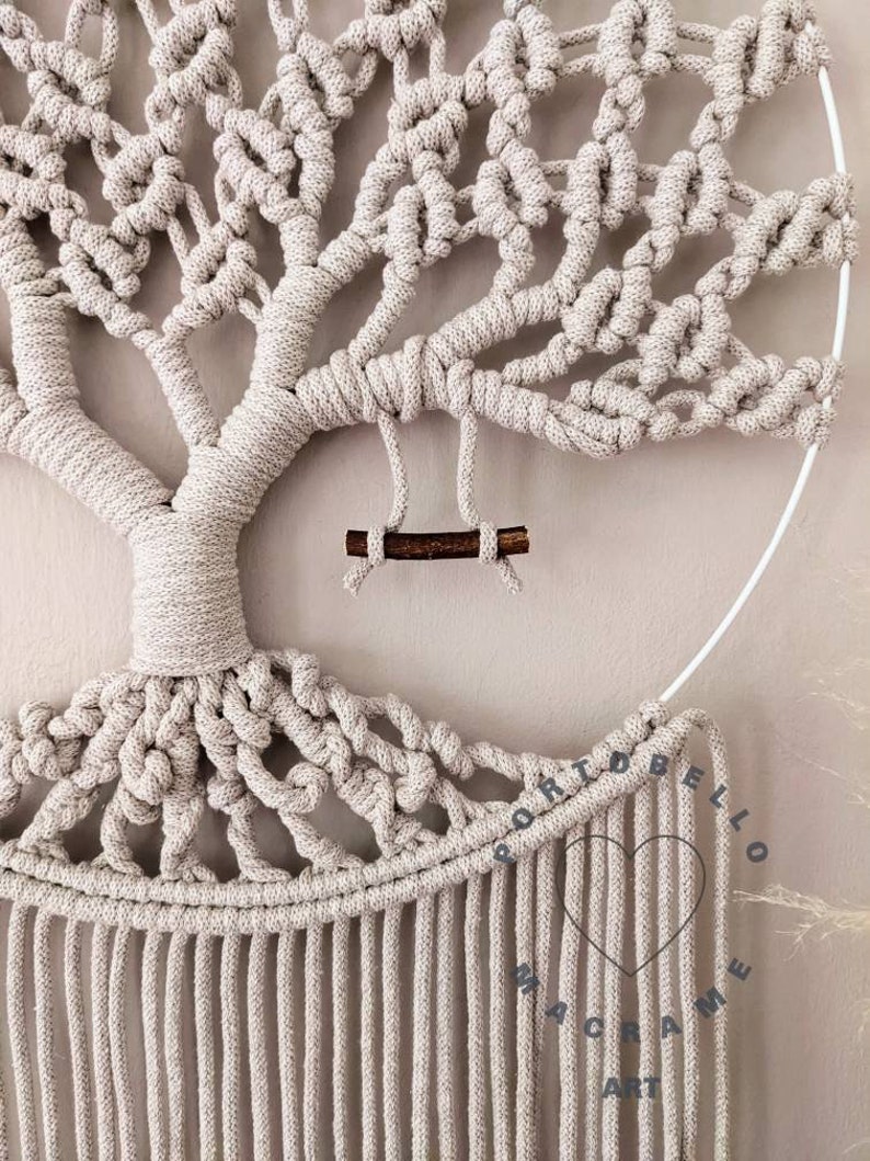 Großer Makramee Baum des Lebens,handgemachter gemütlicher Raum Dekor ...