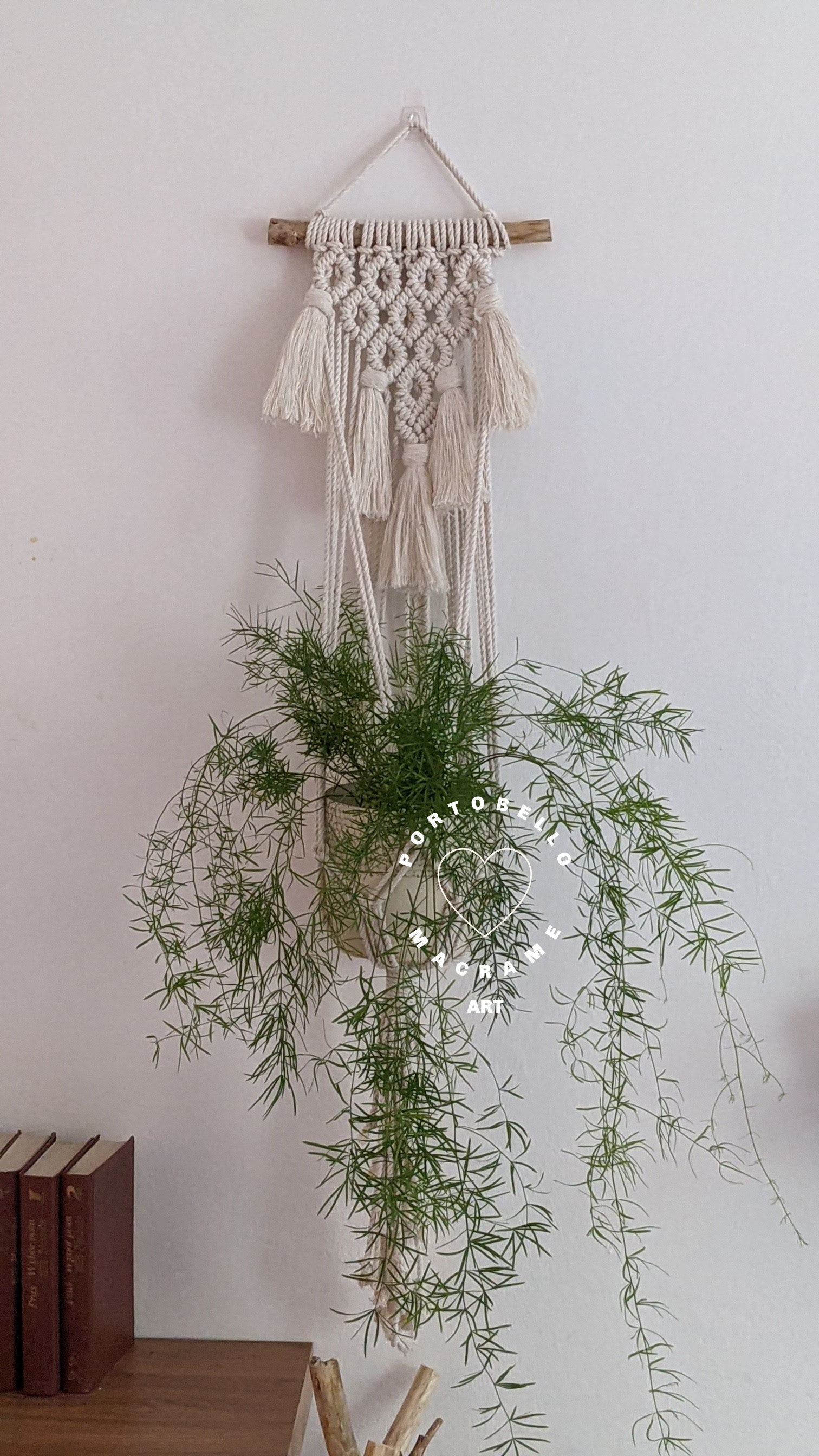 Macrame Plant Hanger and Hanging, Plant Pot, Plant Pot Hanging ...
