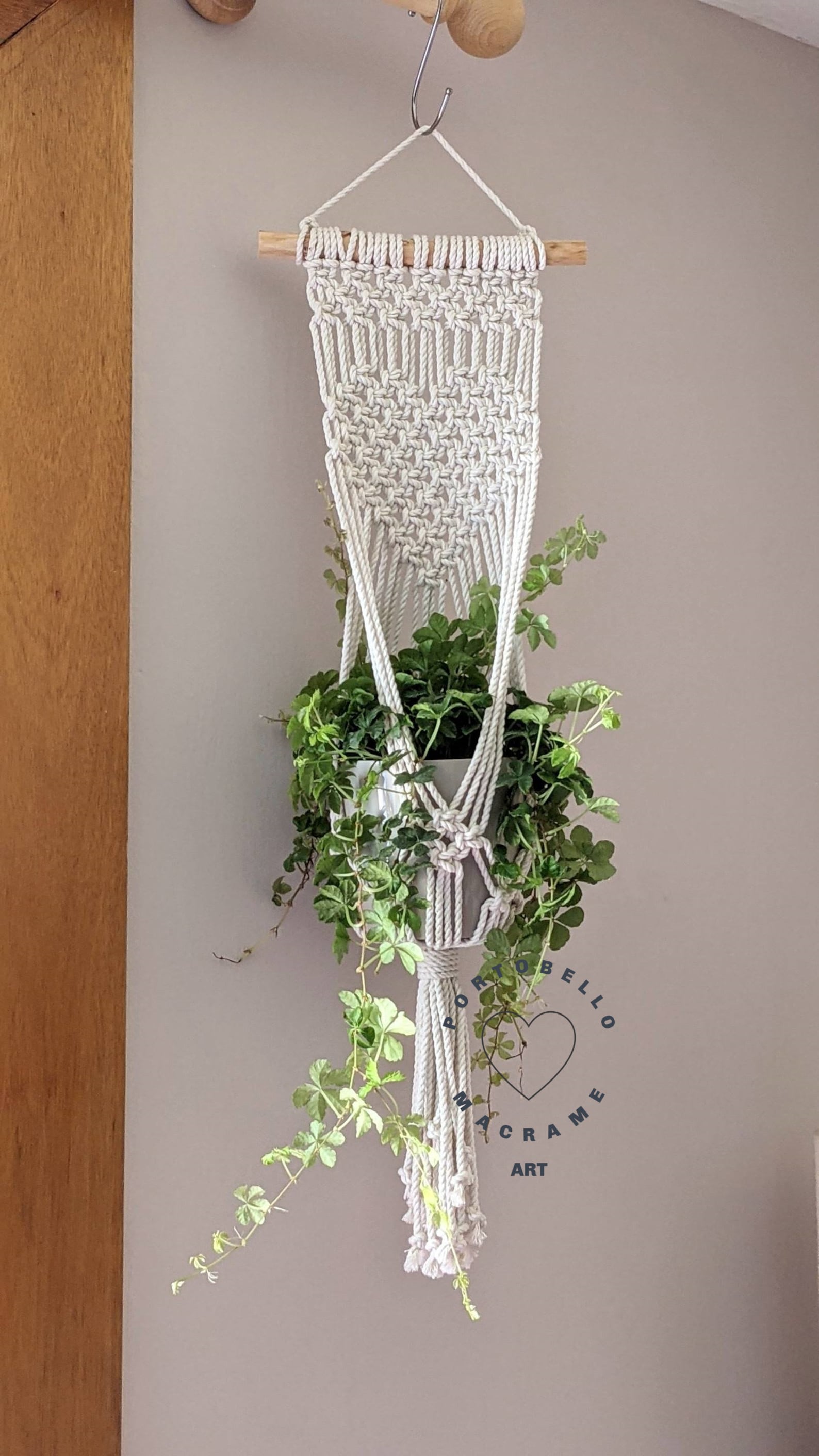 Macrame Plant Hanger and Hanging, Plant Pot, Plant Pot Hanging ...