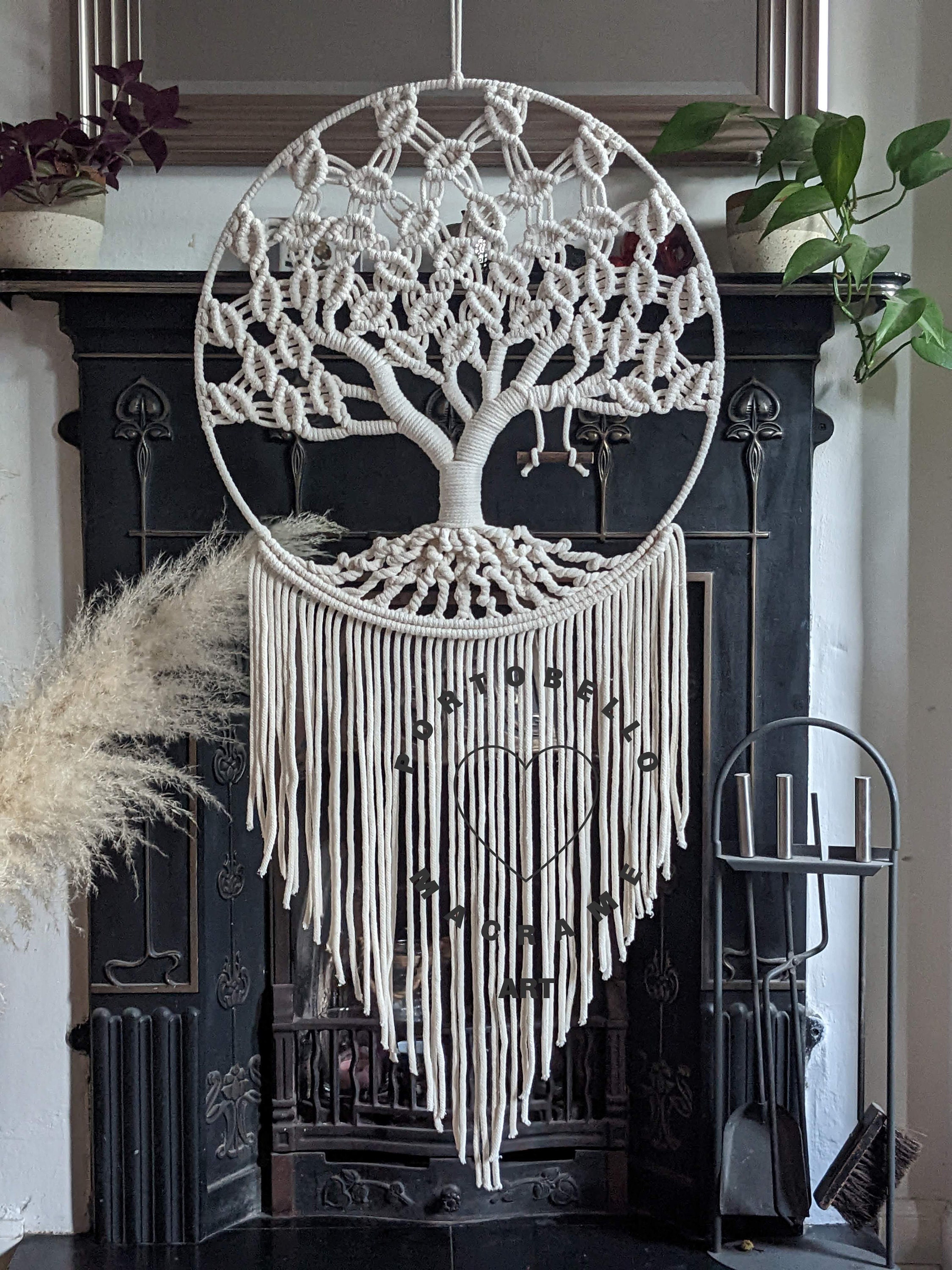 Macrame Tree of Life,boho Decor,handmade Dreamcatcher,large Macrame ...