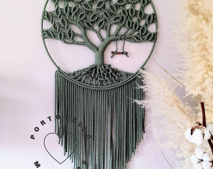 Makramee Baum des Lebens Makramee Wandbehang Makramee - Etsy.de