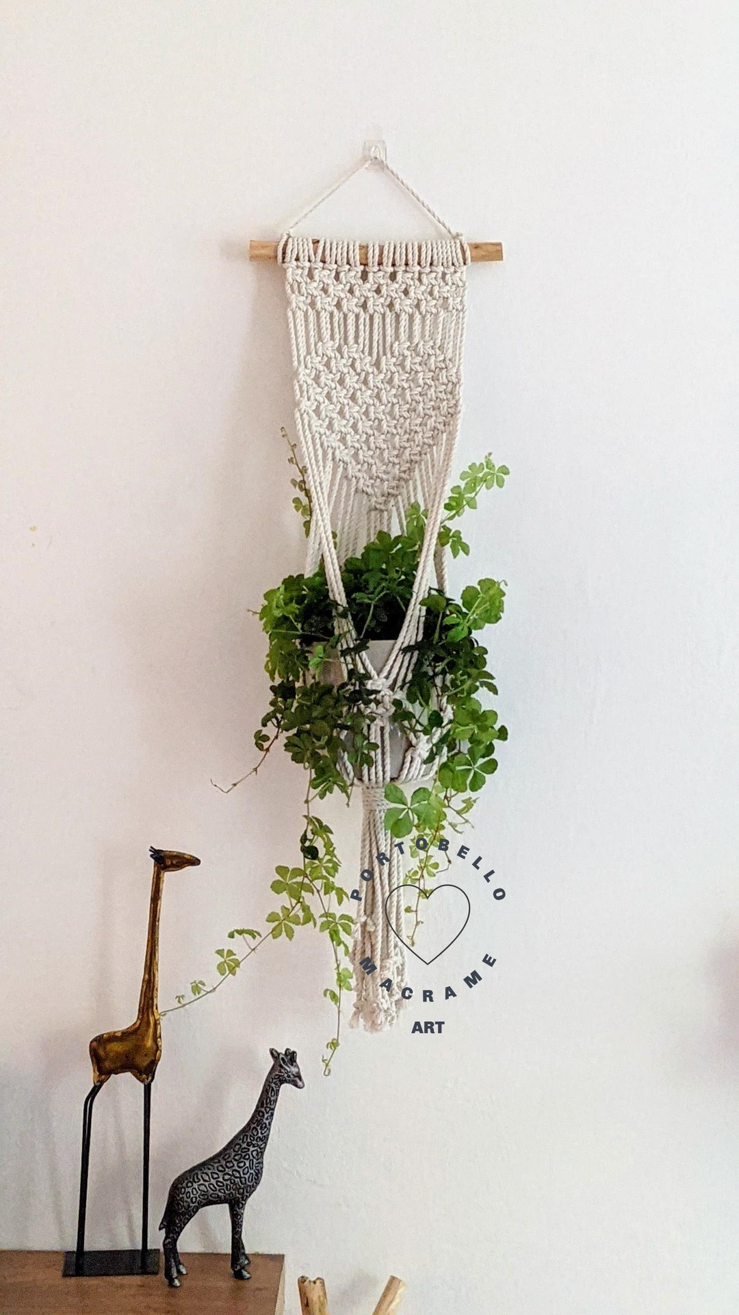 Macrame Plant Hanger and Hanging, Plant Pot, Plant Pot Hanging ...