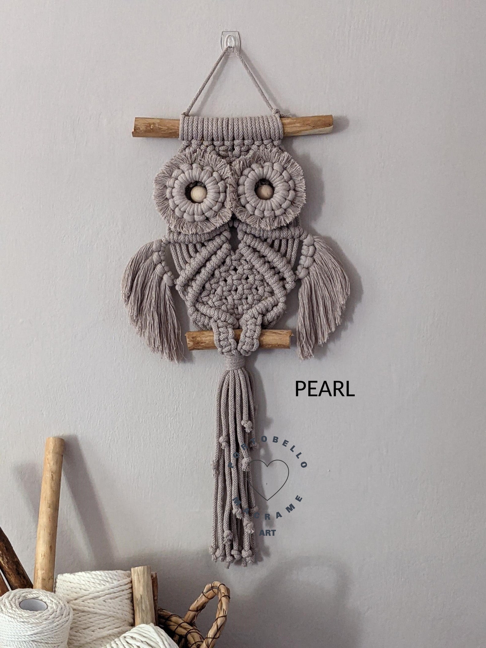 Macrame Owl Wall Hanging,modern Macrame,living Room Decor,bohemian Art ...
