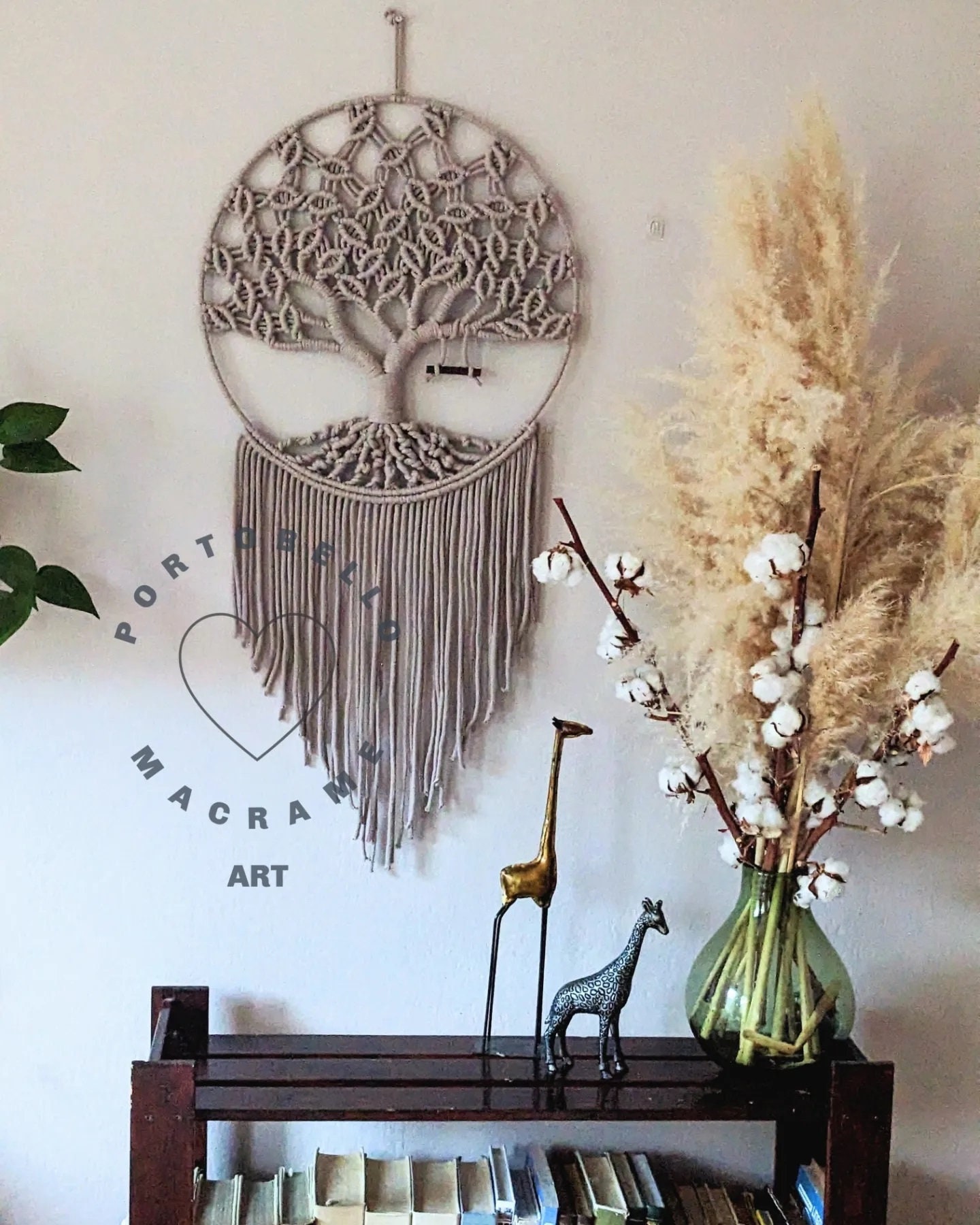 Large Macrame Tree of Life, Boho Decor, Handmade Dreamcatcher ...