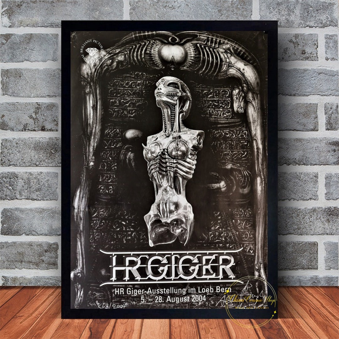 Hr Giger Li Ii Poster Canvas Wall Art Family Bedroom Decor Frame Option ...