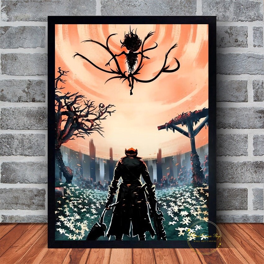 Bloodborne Game Poster Canvas Wall Art Family Bedroom Decor - Etsy